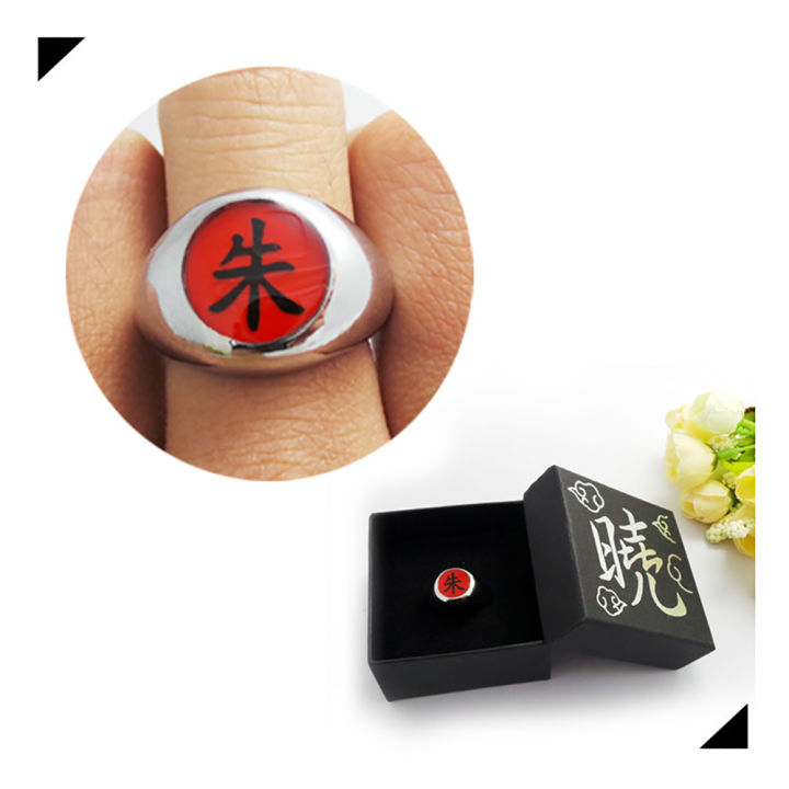Uchiha Itachi Ring With Akatsuki Jewelry Box Naruto | Lazada Singapore