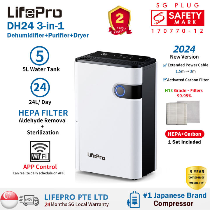 【Ready Stock & Ship in 0-1 Day】LifePro DH12 12L/D DH24 24L/D ...