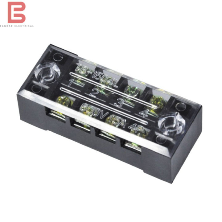 Terminal Blok 4 Pole 15A TB-1504 / Terminal Block 4P 15 Ampere TB1504 ... Terminal Blok 4 Pole 15A TB-1504 / Terminal Block 4P 15 Ampere TB1504 ...