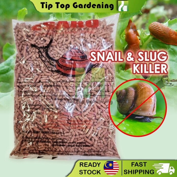 TIPTOP 500g Esaro Snail and Slug Killer Bait Racun Siput Babi Chemical ...