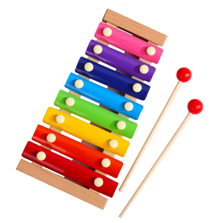 Glockenspiel Xylophone Fun Playing Safe 8 Tones Wood for Family | Lazada