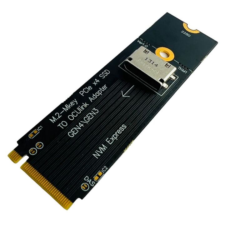 M.2 M-Key PCIe X4 SSD to U.2 OCUlink SFF-8612 Adapter Gen4/Gen3 for 2.5 ...