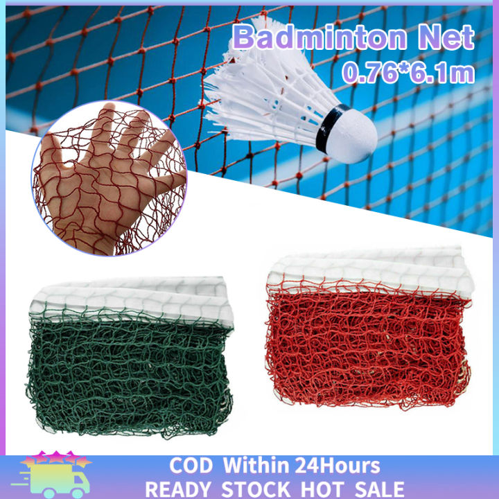 [Fast Delivery] 6.1mX0.76m Professional Standard Badminton Net Outdoor ...
