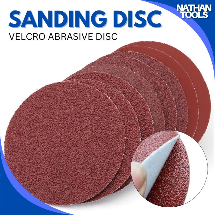 (10 PCS) 4 inch Sanding Disc Velcro Abrasive Disc Grits #60 up to #2000 ...