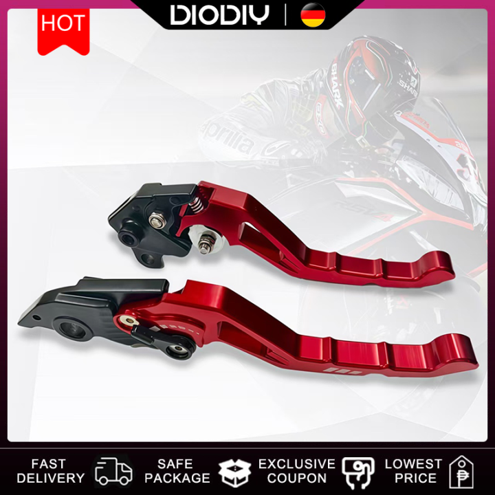 DIODIY 2PCS Motorcycle Alloy Brake Handle Lever for Honda CLICK 125i ...