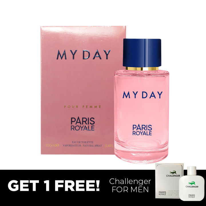 [BUY 1 TAKE 1]Paris Royale My Day Women/Challenger White Men 100ML EDT ...