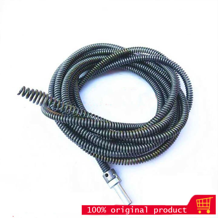 5/10m Sewer Dredging Spring Electric Drill Drain Cleaner Machine ...