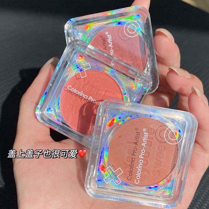 Colorina Pro Artist 07075 บลัชออนโทนนู้ด โทนพีช โทนส้ม โทนก่ำแดด สไตล์ ...