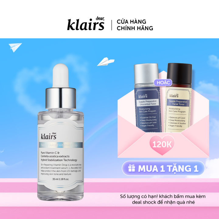 Tinh chất Dear, Klairs Freshly Juiced Vitamin Drop 35ML | Lazada.vn