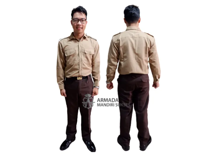 Seragam PDL Sus Coklat Pramuka | Seragam Pramuka | Lengan Panjang ...