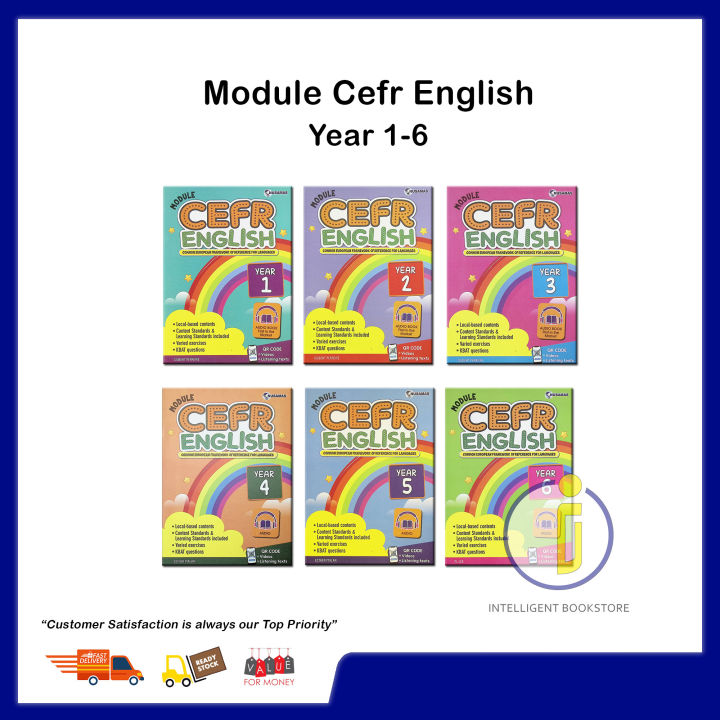 [Intelligent] Nusamas Module Cefr English SK Year 1 - Year 6 2023 | Lazada