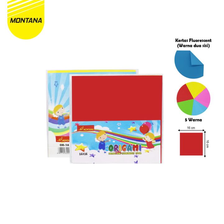 Montana origami paper 16x16 paper folding paper color | Lazada