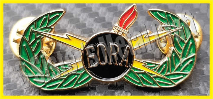 EORA (Explosive Ordinance Reconnaissance) Pin, Molder type, plated Gold ...