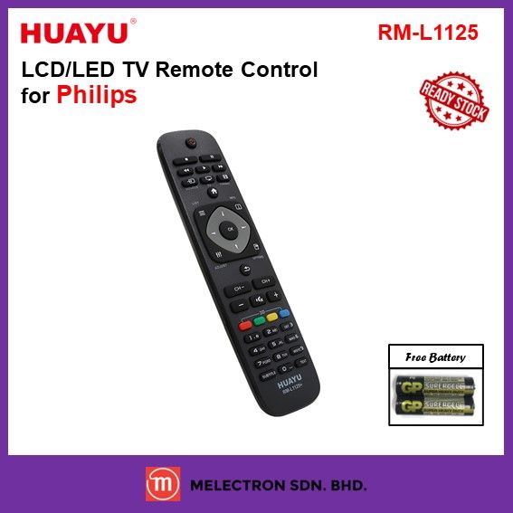 Huayu RM-L1125 Philips LCD/LED TV Remote Control | Lazada