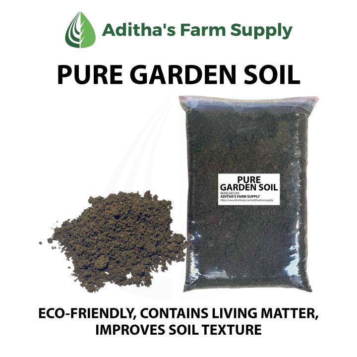 Pure Garden Soil (Eco-Friendly, Contains Living Matter, Improves Soil ...