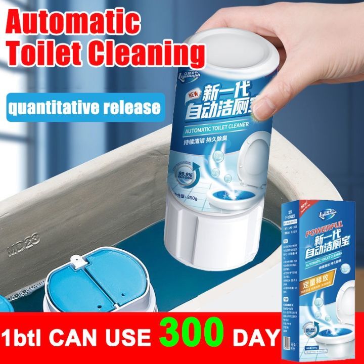 3pcs Automatic Toilet Cleaner Set Deodorant Toilet Bowl Cleaner Flush ...