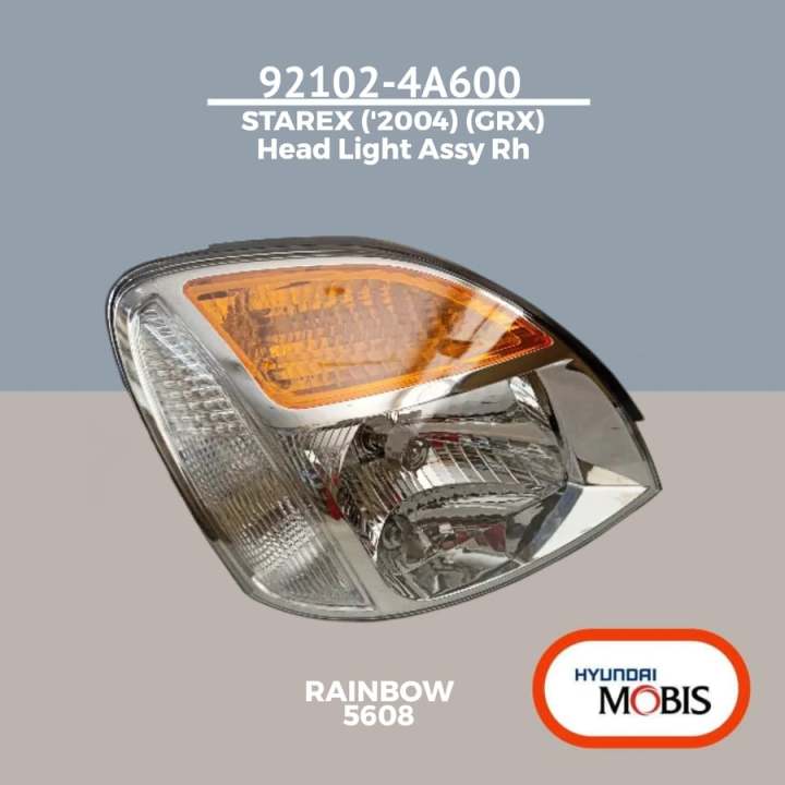 921024A600 Head Light RH for HYUNDAI Starex GRX 2004 [Mobis Original ...