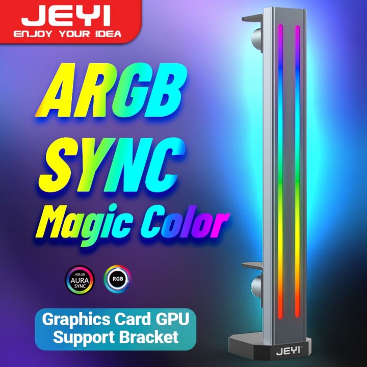 JEYI RGB GPU Graphics Card Support Bracket Aluminum Alloy Video Card ... JEYI RGB GPU Graphics Card Support Bracket Aluminum Alloy Video Card ...
