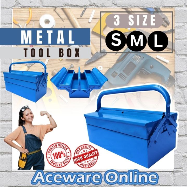 Solid Steel Metal Tool Box Metal Cantilever Box Multi Level Tool Box ...