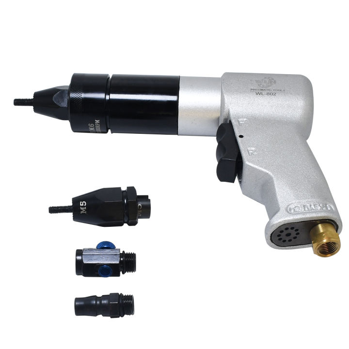 Zenarmor Pneumatic Rivet Gun Nuts Riveter Air Rivet Nut Tool Automatic ...