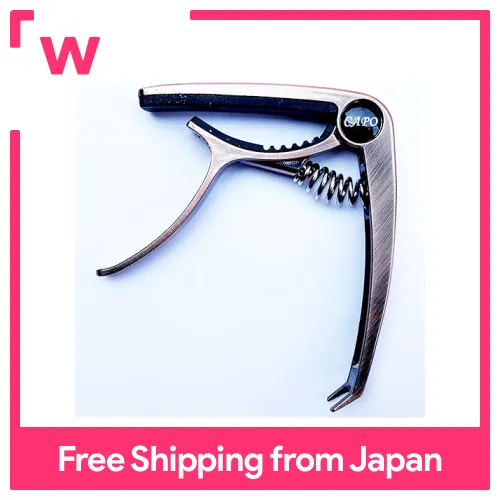Guitar capo, spring loaded, for ukulele, acoustic and electric guitars ...
