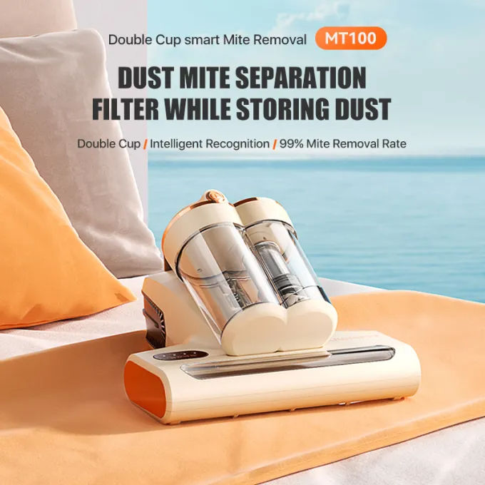 UWANT MT100 Anti-Mite Vacuum Cleaner Double Cup Dust Mite Isolation ...
