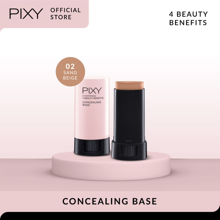 PIXY Concealing Base 4 Beauty Benefits 02 Sand Beige | Lazada Indonesia