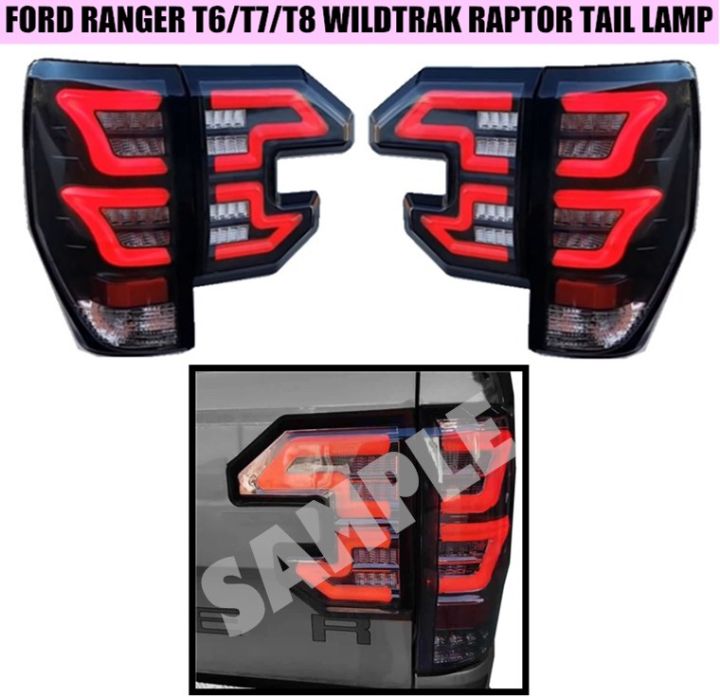 FORD RANGER T6/T7/T8 WILDTRAK RAPTOR TAIL LAMP (1 SET 4 PCS) | Lazada