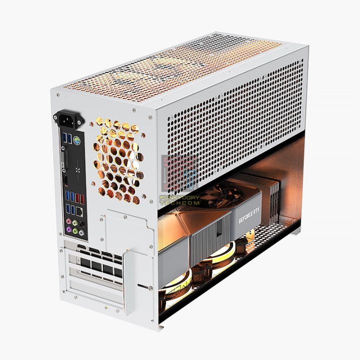 ZZAW C3 Aluminium Body M-ATX/ITX Desktop Casing Support ATX/SFX PSU ...