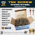 TEK SCREW FOR WOOD|STEEL (SOLD PER BOX) text screw | tex screw tekscrew ...