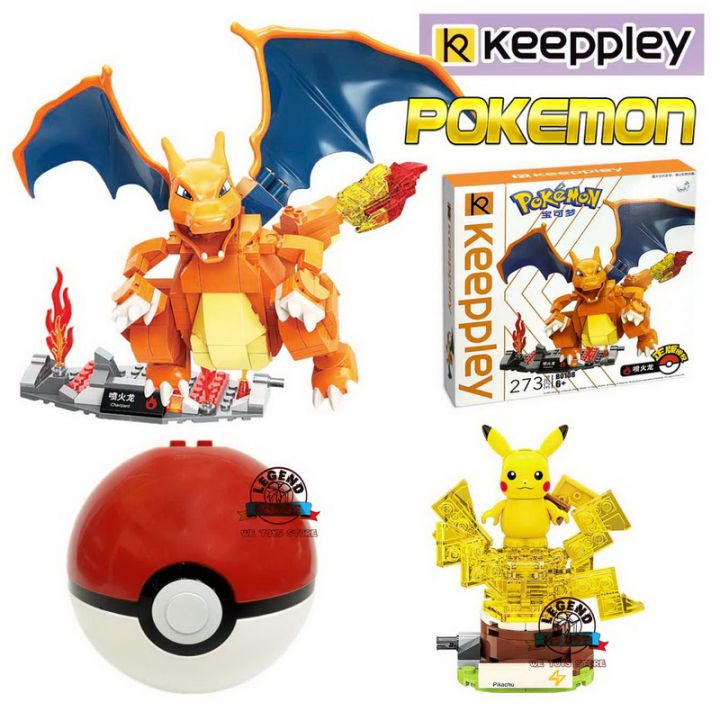 [KEEPPLEY] Keeppley Blocks Pokemon Series Pikachu Charizard Pokemon ...