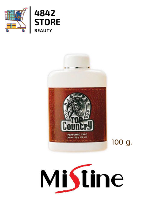 แป้งหัวม้า มิสทิน ท็อป คันทรี่ Mistine Top Country Perfumed Talc 100 g. | Lazada.co.th