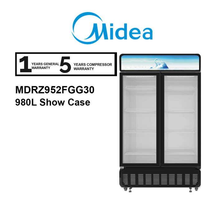 Midea 980L Double Door Show Case MDRZ952FGG30 Showcase Chiller ...