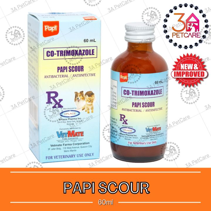 Papi Scour Oral Suspension for Dogs and Cats (60ml) | Lazada PH