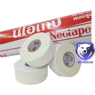 Neotape Porous นีโอเทป เทปผ้ายาง ปิดแผล แบบรูพรุน ขนาด 1-2 นิ้ว x 10 ...