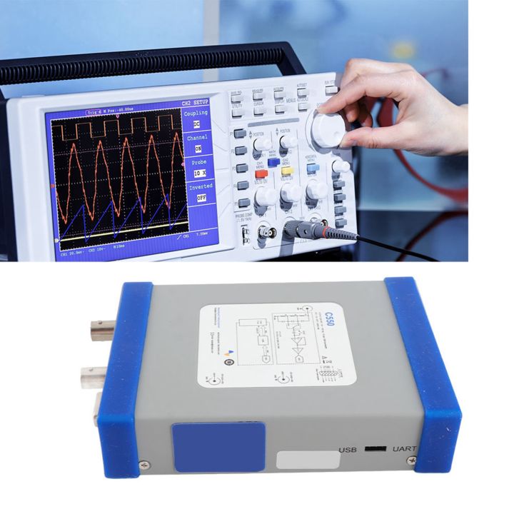 Digital Virtual Oscilloscope Dual Channel PC 50MHz Bandwidth 1G with ...