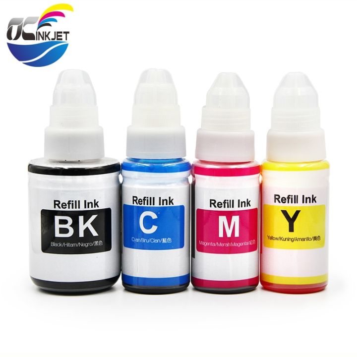 OCINKJET 4 Colors Water Based Dye Ink For Canon G1000 G1100 G1400 G3000 ...