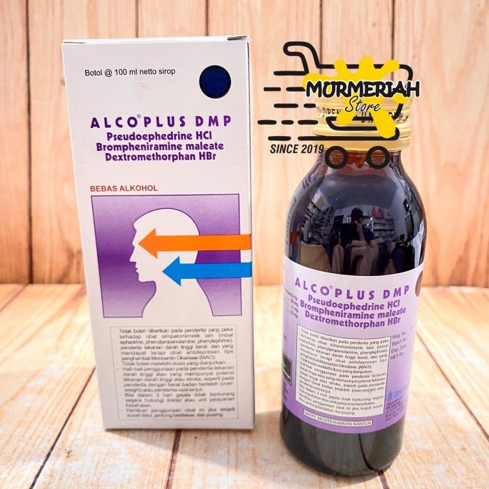 ALCO PLUS DMP SIRUP 100 ml-Syrup Obat Batuk & Pilek(Dewasa & Anak ...