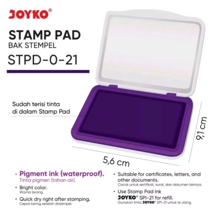 Bak Stempel Joyko STPD-0-21 Stamp Pad | Lazada Indonesia