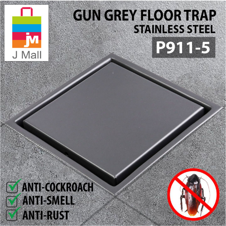 Bathroom SUS304 FLOOR GRATING TILES SQUARE Anti Odor Floor Trap Drain ...