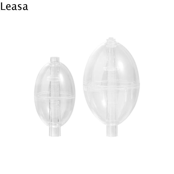 LEASA พลาสติกทำจากพลาสติก ทุ่นพลาสติกใสสำหรับตกปลา วงรีทรงรี โปร่งใส ...