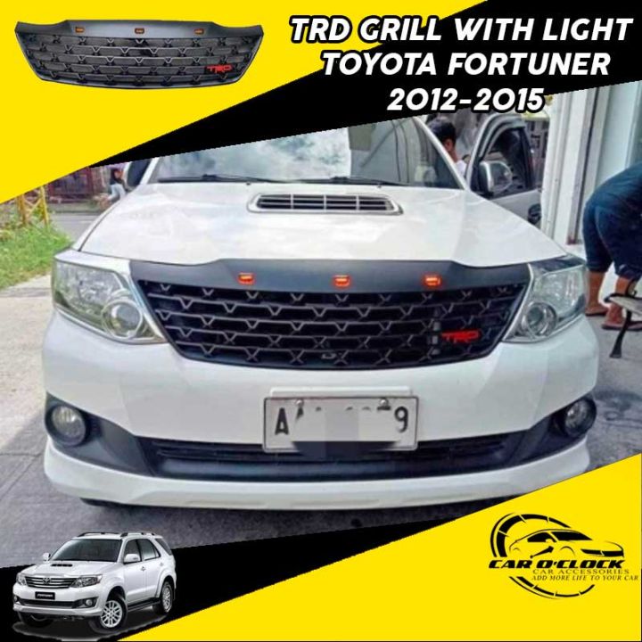 Toyota Fortuner TRD Grill with Light (2012-2015) | Lazada PH