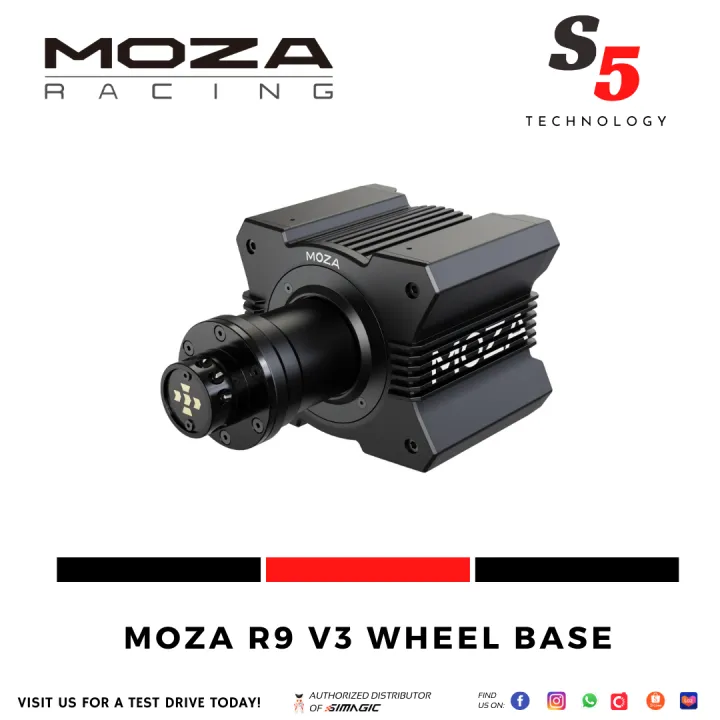 Moza R9 V3 direct drive / Moza R9 Wheelset / RS steering wheel / Moza ...