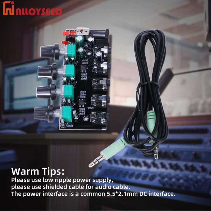 Headphone Amplifier Mixing Board Audio Source Reverberator Driver ...