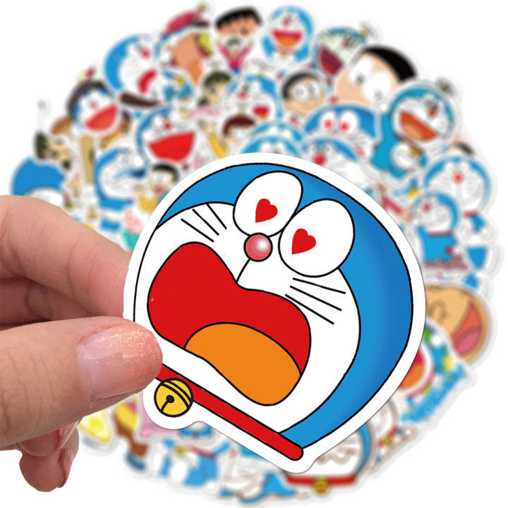 50pcs Japan Doraemon DIY waterproof laptop tumbler luggage notebook ...