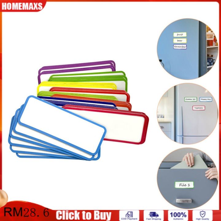 81Pcs Magnetic Dry Erase Labels Name Plate Tags Reusable Label Stickers ...