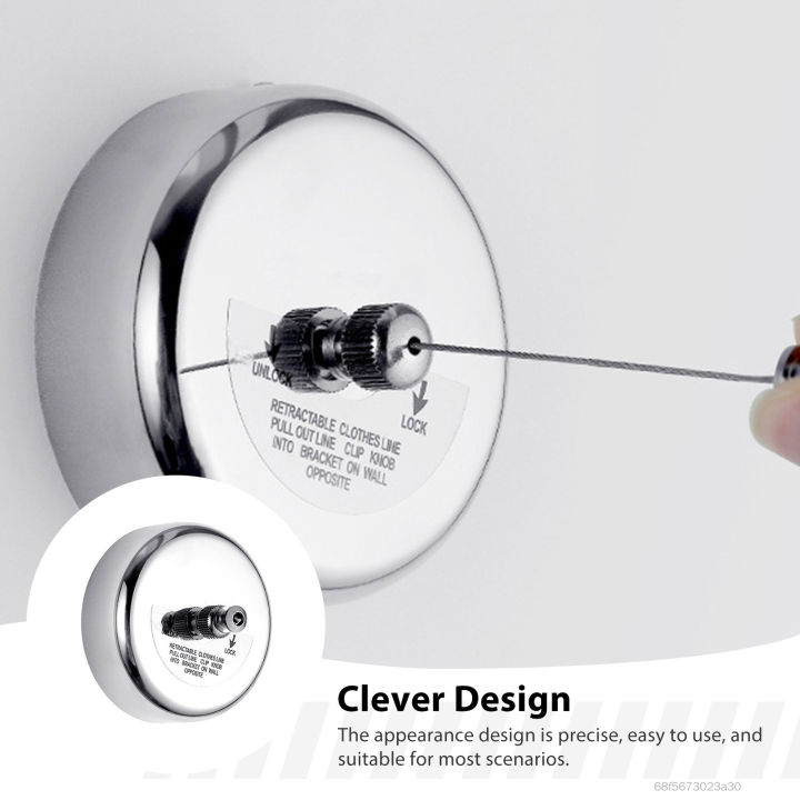 Invisible No Drill Indoor Clothesline Drying Stretching Invisible ...