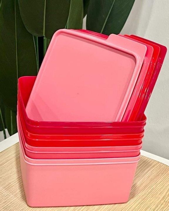 Original Tupperware Snack N Stack / Snack and Stack 2.5L/ Bekas makanan ...