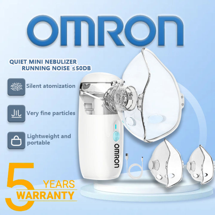 Omron Portable Nebulizer for Asthma with Supports USB Power Supply or ...