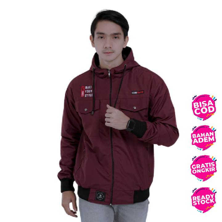 Modist - Elzano Semi Parka - Jaket Semi Parka | Lazada Indonesia
